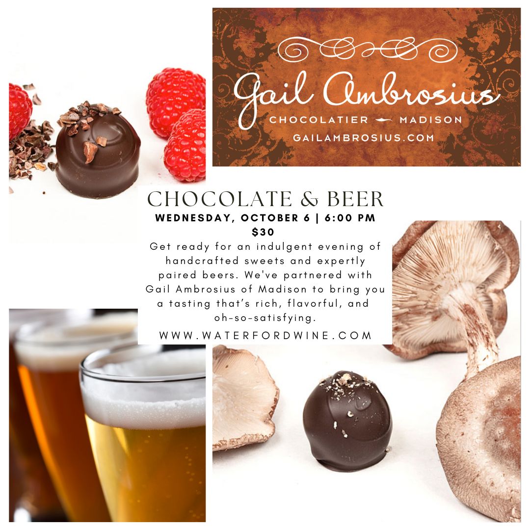 Fall Chocolate & Beer Pairing with Gail Ambrosius - Madison Only